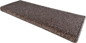 Vopi Nášlapy na schody Apollo Soft hnědý obdélník - 24x65 obdélník (rozměr včetně ohybu)