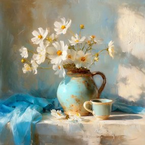 Tištěný obraz s rámem 70x70 cm Anemone – Styler