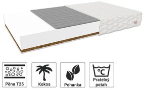 Matrace pro děti pohanka/kokos Bambino Console 90x180