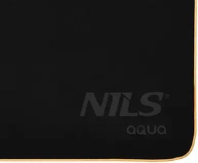 NILS Aqua Ručník z mikrovlákna  NAR12 černý/oranžový