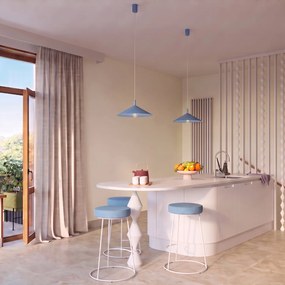 Sollux Lighting Závěsné svítidlo NOX 40 světle modré