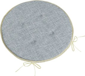 Bellatex Sedák LADA kulatý hladký Šedá 40 cm, (průměr)