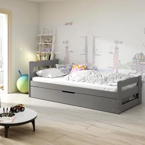 SMB Postel s úložným prostorem ERIK, 90x200 cm Dekor: Bílá