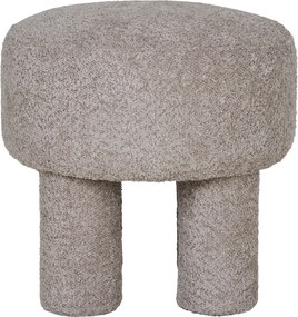 House Nordic Pouf PERTH světle šedý