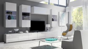 Gibmeble obývací stěna Calabrini 5  barevné provedení bílá