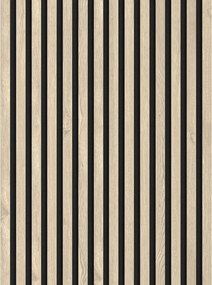 Mexen Lam-F, akustické stěnové lamely 275 × 31,5 cm, filc 6 mm, dub perlový, S105-275317-2812-058