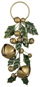 Vánoční dekorativní ozdoba větev s břečťanem - 23*8*52 cm