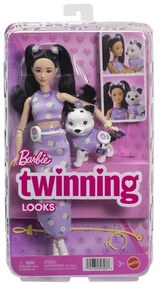 Mattel barbie® twinning looks styl pro dva - květiny, jfp39