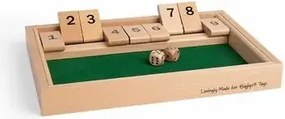 Bigjigs Toys Dřevěná hra Uzavřete kostky / od 3 let
