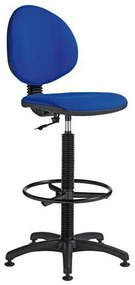 Nowy Styl  Zvýšená pracovní židle Stella s kluzáky, modrá