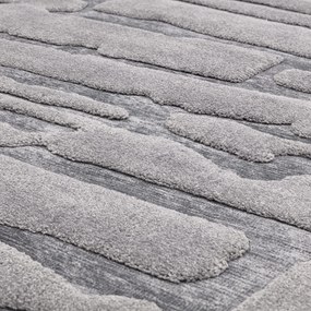 Tribeca Design Kusový koberec Baymax Charcoal Path Rozměry: 160x230 cm