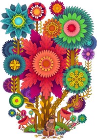 Dávid Soboň | Flowers of Evil Rám: Černý, Velikost: 30 x 20 cm