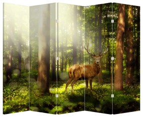 Paraván - Jelen v lese (210x170 cm)