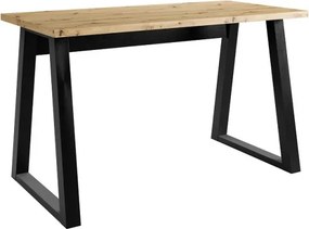 Mdx Set LOFT FIGATE - kancelářský stůl + kontejner, Černá/Dub Artisan
