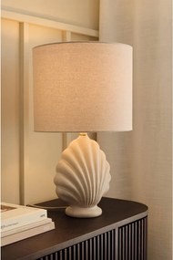 Bílá/béžová stolní lampa z polyresinu (výška 58 cm) Shelley – Ellos Home