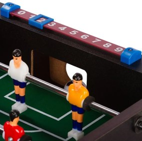 GamesPlanet® Mini stolní fotbálek, 51 x 31 x 8 cm, černý M40692