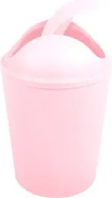 MSV AKO výklopný koš 5.5 L pastelově růžový / plast