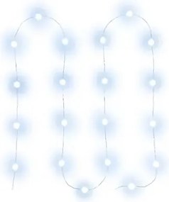 RETLUX RXL 273 Vánoční řetěz nano s vločkami 20x LED / 2xAA / IP20