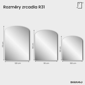 Obloukové zrcadlo Pure R31