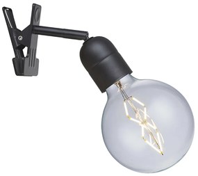 Lampa Elegance Clip-on černá