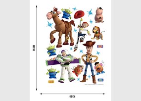Dětská samolepka na zeď Disney Toy Story | 65 x 85 cm | DDK1771