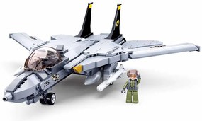 Sluban Model Bricks M38-B0755 Stíhací letoun F-14 Tomcat