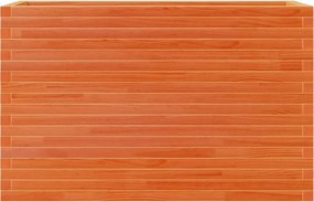 Zahradní truhlík voskově hnědý 110x40x68,5 cm masivní borovice 3282496