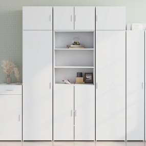 Skříň highboard bílá 70 x 42,5 x 185 cm kompozitní dřevo 3281371
