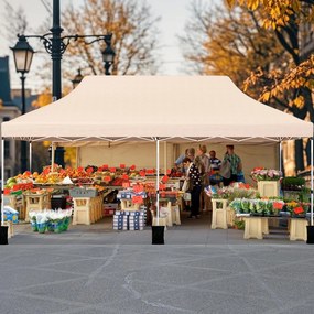 Costway Pavilon s taškou, skládací altán, výškově nastavitelný párty stan