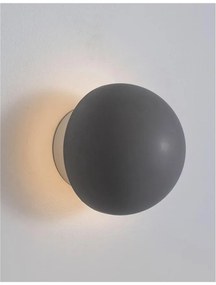 Nova Luce Nástěnné LED svítidlo NETUNE, 6W 3000K Barva: Šedá