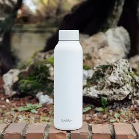 Quokka Nerezová termoláhev Solid bílá / 850 ml / nerezová ocel / dvoup