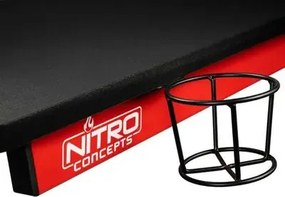Nitro Concepts D12 černo-červená / Herní stůl / Š: 116 cm / V: 75 cm /