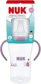 Kojenecká láhev NUK Perfect Match na učení Hippo 260 ml