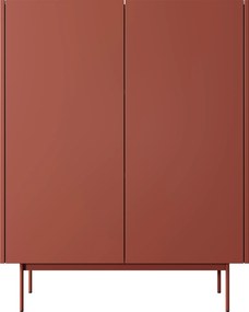 PCo Komoda CERAMIC KD97, 97 cm Červená