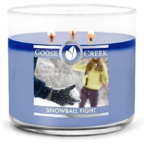 Goose Creek GOOSE CREEK Svíčka 0,41 KG SNOWBALL FIGHT, aromatická v dóze, 3 knoty
