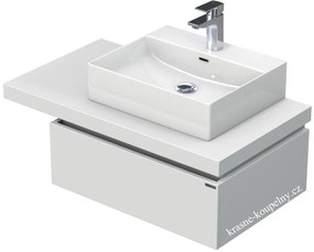 Intedoor Desk New koupelnový nábytek 905 mm s umyvadlem na desku, DE 54 90 P STORM 1Z Varianta: 31 Dub Nebraska přírodní