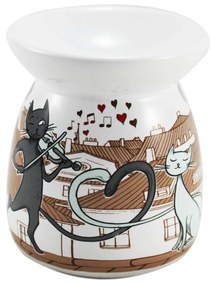 Home Elements keramická aromalampa Cats in the City