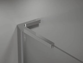Mexen Kioto-X L sprchová stěna Walk-in 90 x 200 cm, transparentní 10 mm, chrom - 800-090-107-01-00-X