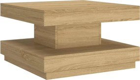 Konferenční stolek světle hnědý 60 x 60 x 35 cm MDF 286096