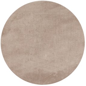 Ayyildiz, Kusový koberec Sky 5400 Beige kruh, 120x120 (průměr) kruh, béžová, obývací pokoj