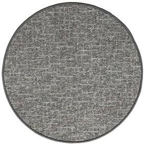 Vopi koberce Kusový koberec Alassio hnědý kruh - 120x120 (průměr) kruh cm