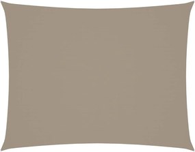 Stínicí plachta oxfordská látka obdélníková 5 x 7 m taupe 135440