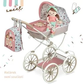 DeCuevas Plyšová panenka SWEET - 36 cm / od 12 měsíců