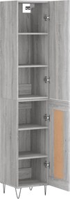 Skříň highboard šedá sonoma 34,5 x 34 x 180 cm kompozitní dřevo 3199143