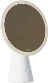 Philips Mirror 4,5W bílá / Stolní LED svítidlo se zrcadlem / 80lm / 30