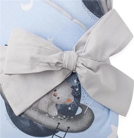 Oboustranná dětská zavinovačka New Baby Teddy bear in space 80x80 cm
