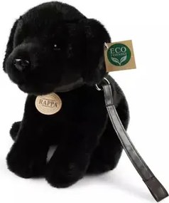 RAPPA Plyšový labrador černý 25 cm / ECO-FRIENDLY / od 0 let
