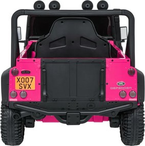 Elektrické autíčko Land Rover Defender 110 SVX růžové