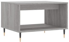 Konferenční stolek šedý sonoma 60 x 50 x 40 cm kompozitní dřevo - Default Title