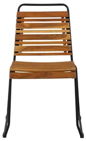 Jídelní židle Bois, 2ks, přírodní barva